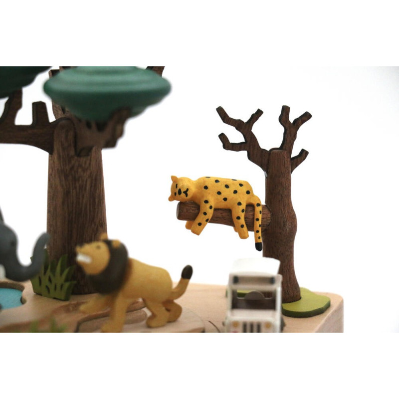 Safari - Music Round & Round Music Box - Wooderful life Boite à musique ...