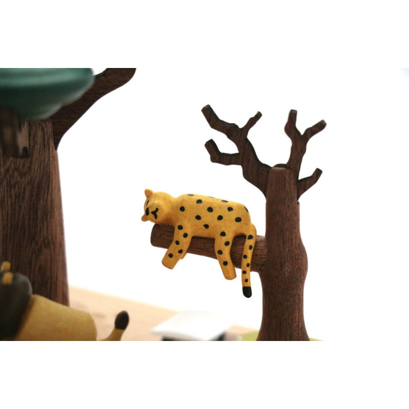 Safari - Music Round & Round Music Box - Wooderful life Boite à musique ...