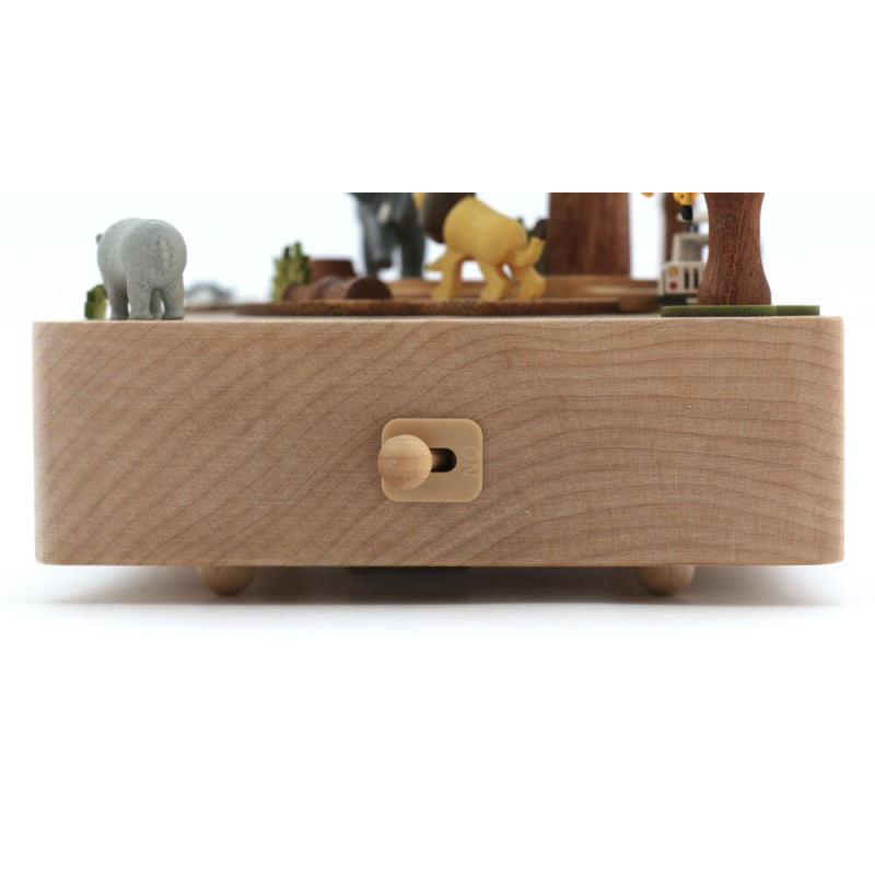 Safari - Music Round & Round Music Box - Wooderful life Boite à musique ...