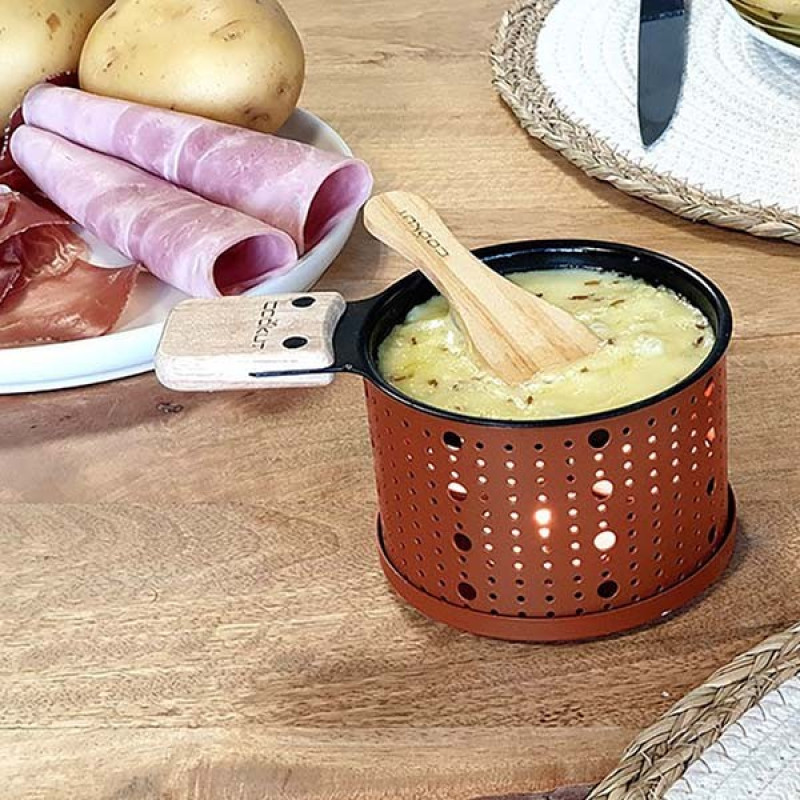 Service à raclette individuel pour 2 personnes TERRA COTTA (NOUVEAUTES ...