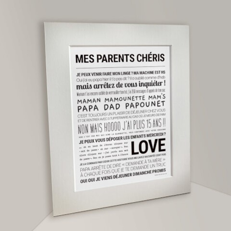 Affiche - Mes Parents Chéris - Tout est dit